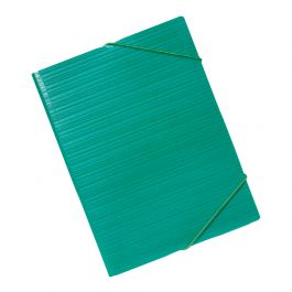 Green folder with elastic bands • FACTIS